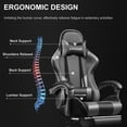 GTPLAYER Adults Gamer Chair with Footrest and Reclining Ergonomic ...