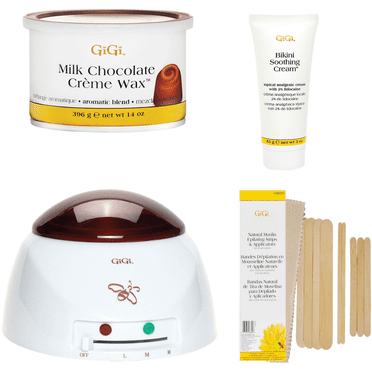 Gigi Mini Pro Waxing Kit - Hair Removal Depilatory Starter Set for ...