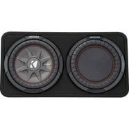 Kicker CVT10 CompVT 10-Inch (250mm) Subwoofer, 2-Ohm Bundle - Walmart.com