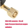 EPOTOOR CGA 540 Oxygen Regulator Welding Gas Gauges Inlet Connection ...