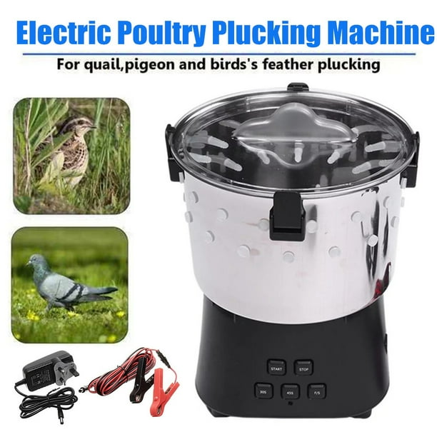 TOPCHANCES Mini Plucker Machine Labor Saving Quail Bird Hair Removal ...