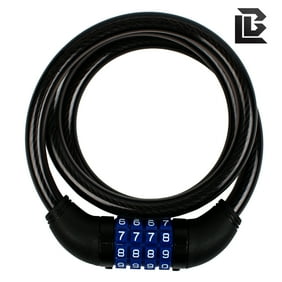 Chain Lock - Steel-O-Chain 4804C/110 black combo - 110cm length / 4mm diameter square - Walmart.com