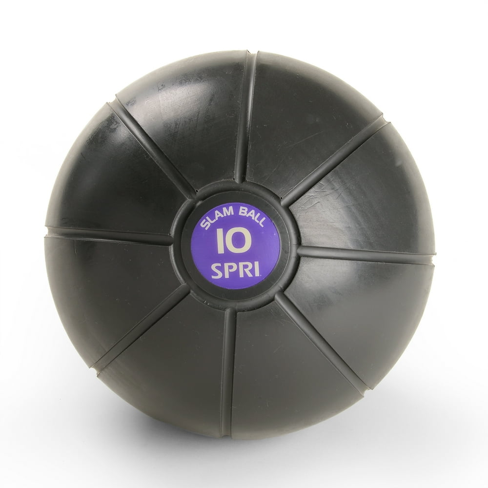 SPRI 10 Lb Slam Ball SPRI Pms 425 Gray 10" Dia - Walmart.com - Walmart.com