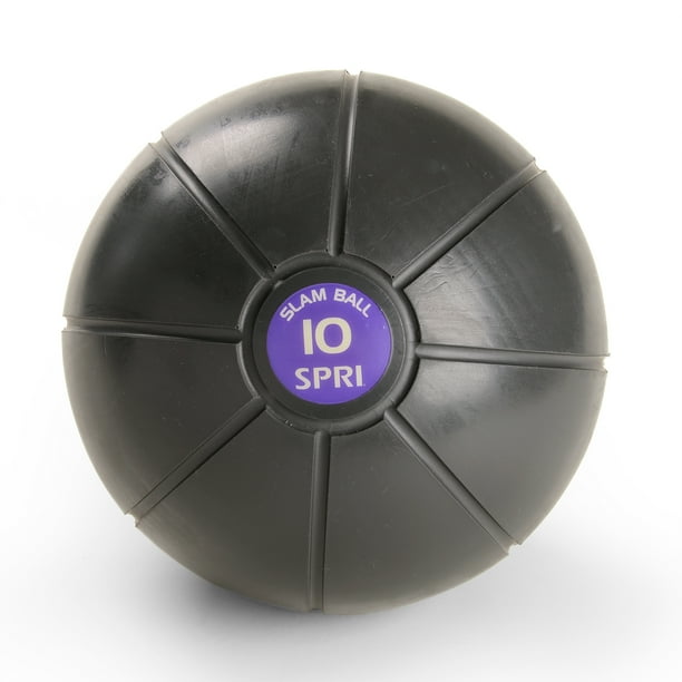 SPRI 10 Lb Slam Ball SPRI Pms 425 Gray 10" Dia - Walmart.com - Walmart.com