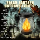 Kaliqo Solar Lantern Outdoor Lights Solar Lantern Waterproof Flickering ...