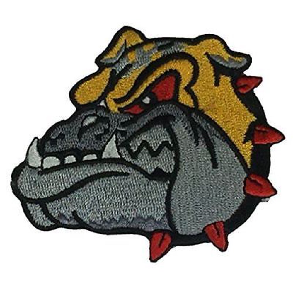 USMC BULL DOG CHESTY PATCH MARINE CORPS DEVIL DOGS GROWLING - Walmart ...