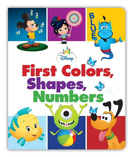 Disney Baby First Colors, Shapes, Numbers (Board book) - Walmart.com
