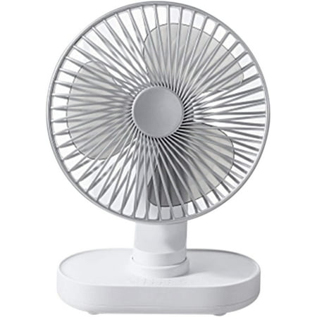 Mini Fan Portable USB Rechargeable 4 Speed Strong Wind Table Fan ...