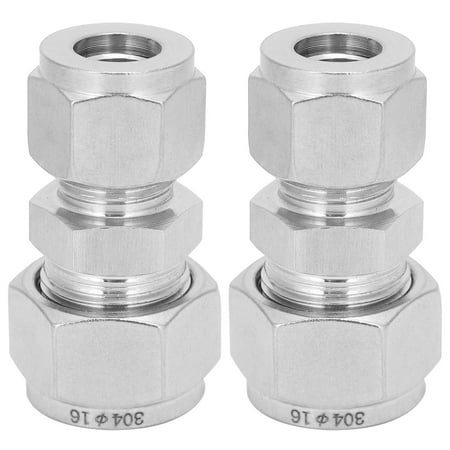 Double Ferrule Adapter,2Pcs Compression Tube Adapter Compression Tube ...
