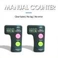 Electronic Digital Counter 0-9999 LED Handheld Tally Counter for Sports ...