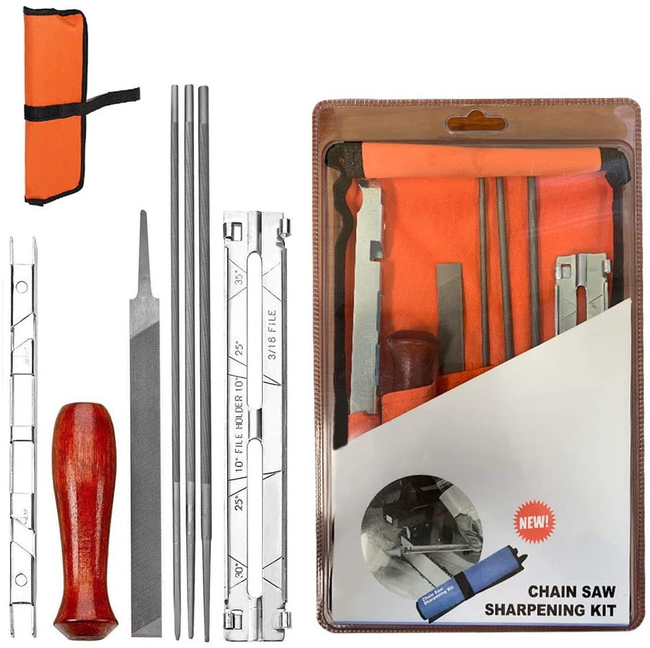 Calla Chainsaw Prepping Set Includes Roll-Up Tool, Round Fine-Tooth ...