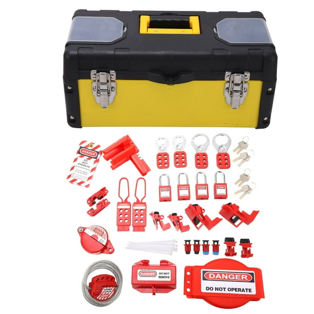 Electrical Loto Kit,Electrical Lockout Tagout Kit Circuit Lock Outs Set ...