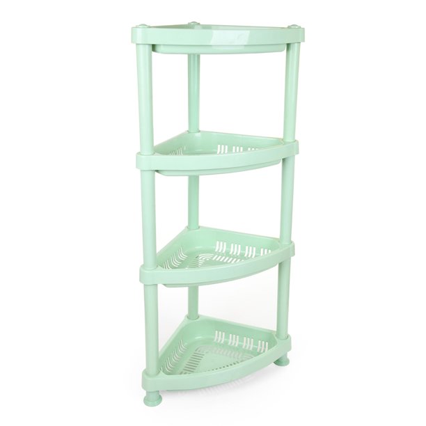 Mintra Home Light Duty Plastic Storage Racks (Triangular Rack, Light ...