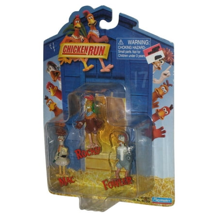 Chicken Run Mac Rocky & Fowler (2000) Playmates Mini Figure Set ...