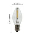 Creative Hobbies LED Night Light Bulbs 6 Pack C7 Replacement E12 Base ...