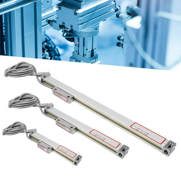 Escala de codificador lineal, 3 piezas Escala lineal Codificador lineal CNC Lectura digital ...