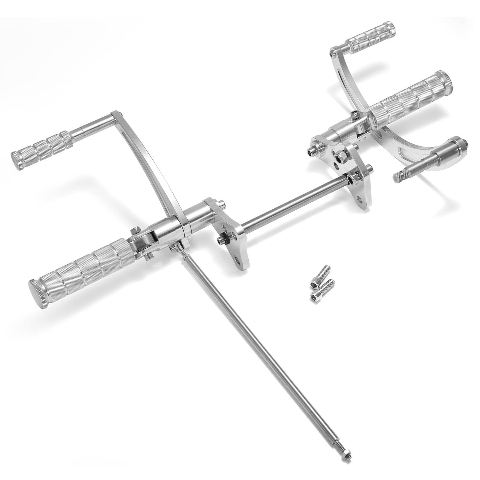 Aluminum Polished 4.5" Forward controls Footrests for Yamaha Virago ...