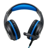 Insten Wired Gaming Headset, 40mm Driver, Blue LED, Noise Canceling Mic ...