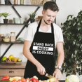 Adjustable BBQ Cooking Baking Kitchen Aprons for Dad Chef with Pockets ...