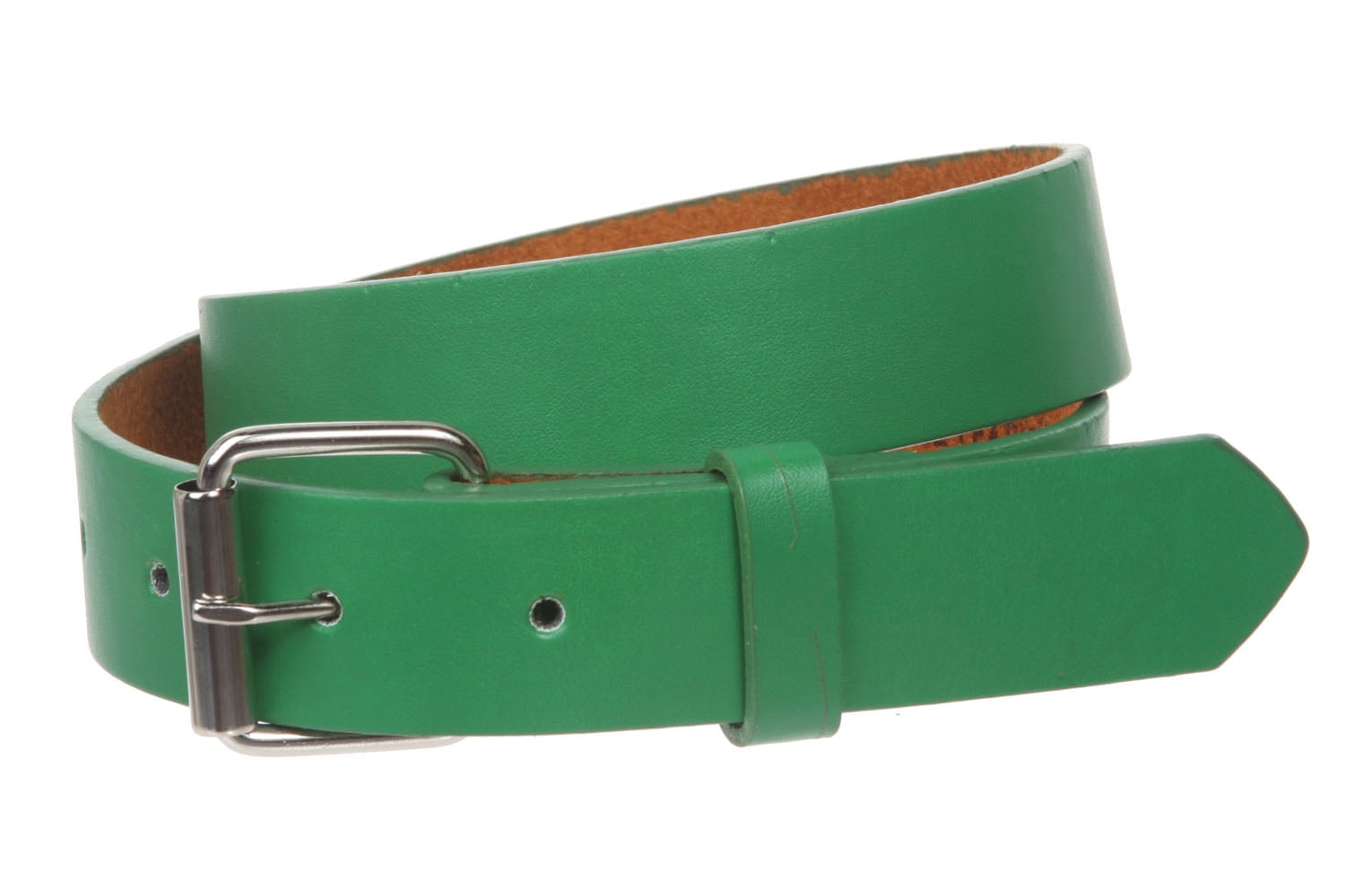 Kids 1" Snap On Plain Leather Belt - Walmart.com