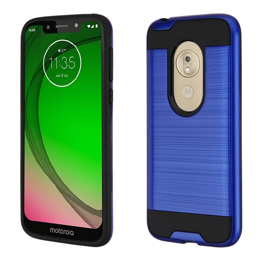 Kaleidio Case For Motorola Moto G7 Play, T-Mobile REVVLRY [Brushed ...