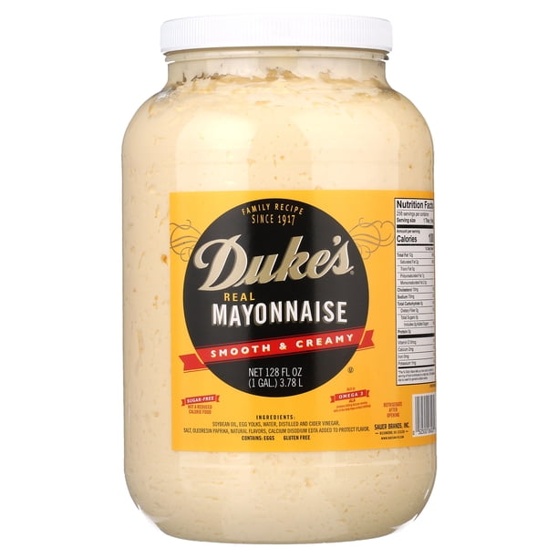 Duke's Real Mayonnaise, 128 oz. jar - Walmart.com - Walmart.com