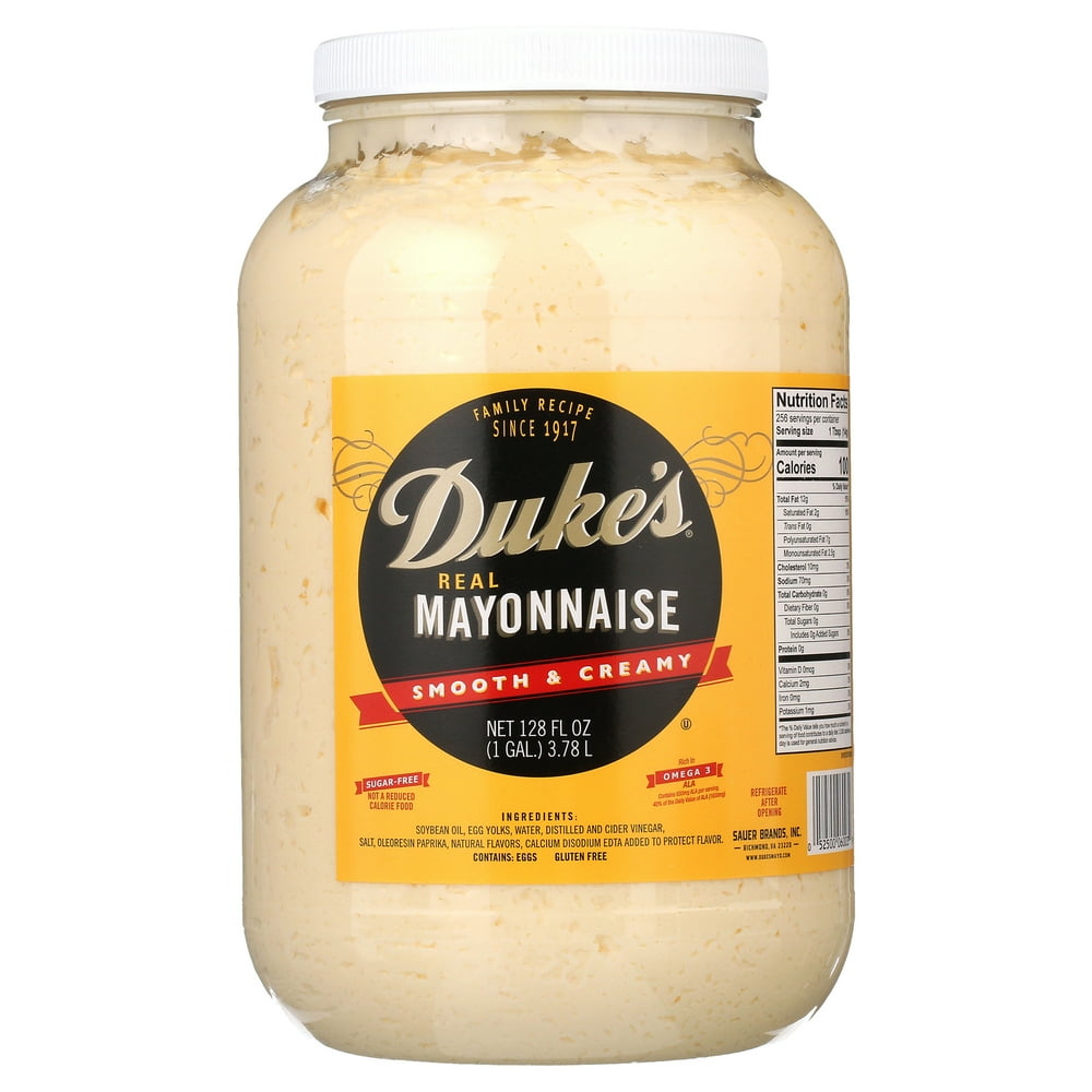 Duke's Real Mayonnaise, 128 oz. jar - Walmart.com - Walmart.com Duke's Real Mayonnaise, 128 oz. jar - Walmart.com - Walmart.com