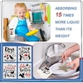 8 count Swedish Kitchen Dishcloths Swedish Absorbent Sponge Cloths ...