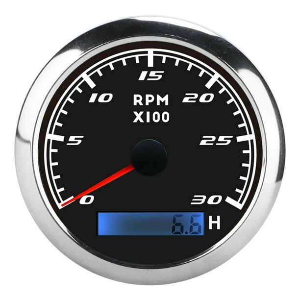 Boat Tacho Meter,85mm Pointer Tachometer RPM RPM Tacho Meter RPM ...