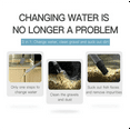 Aquarium Gravel Cleaner Kit, Electric Fish Tank Vacuum Cleaning Tools ...