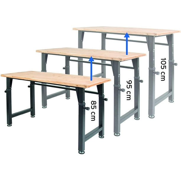 Adjustable Height Workbench