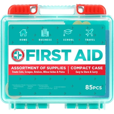 Be Smart Get Prepared First Aid Kit, 250 pc - Walmart.com