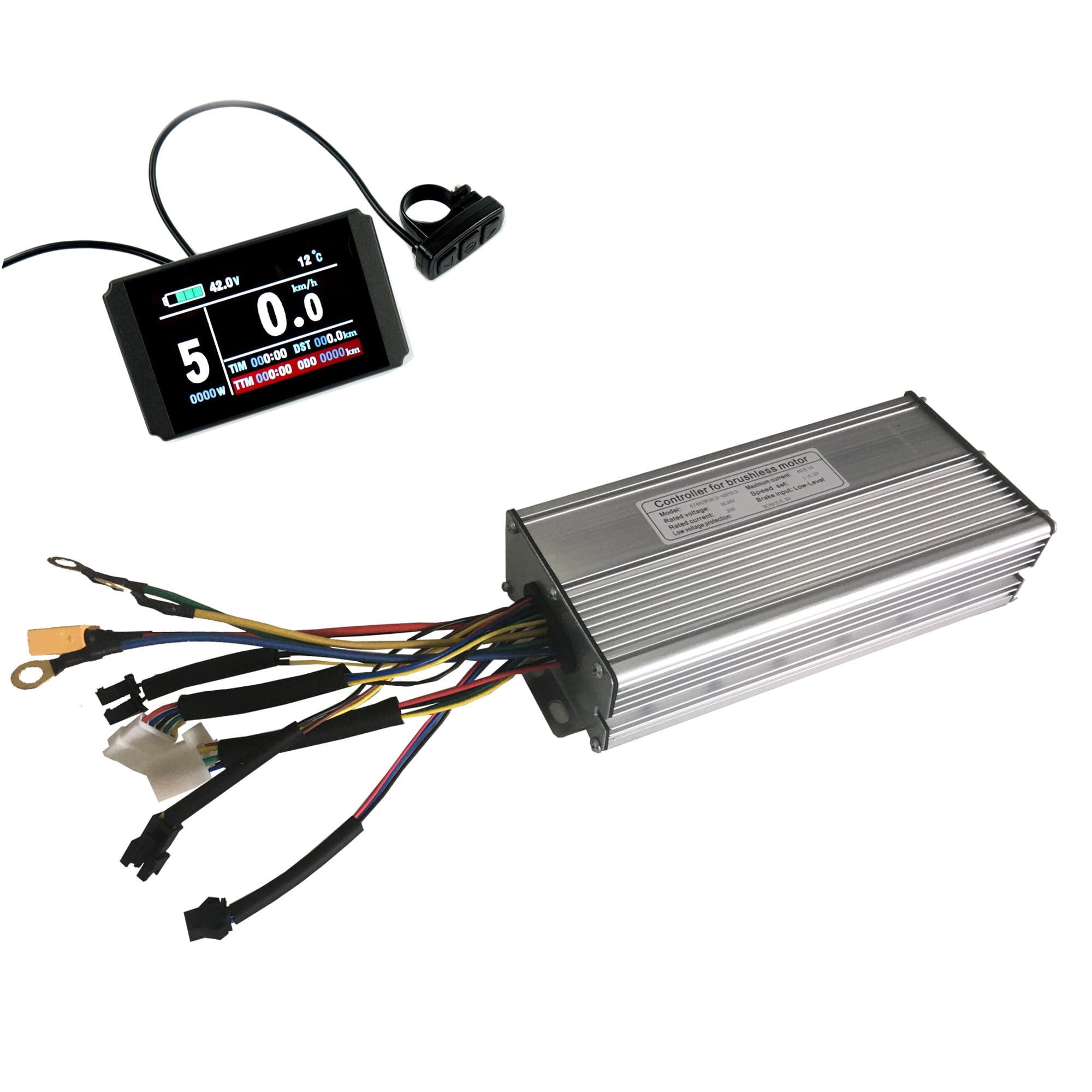 KT 40A Brushless DC Motor Ebike Controller+LCD8H Colorful Display ...