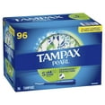 Tampax Pearl Tampons Super Absorbency with BPA-Free Plastic Applicator ...