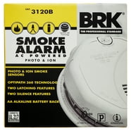 BRK Hard-Wired w/Battery Back-up Ionization Smoke Detector - Walmart.com