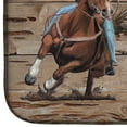 Rodeo Cowgirl Barrel Racer Dish Drying Mat - Walmart.com