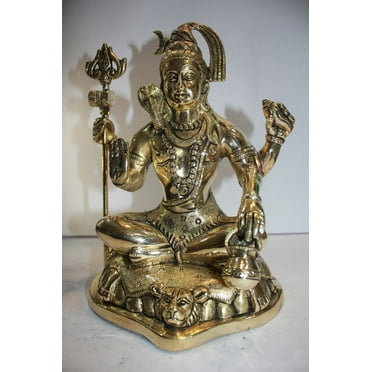 Brass Virat Roop of Lord Vishnu Statue 3186g, Large Vishnu Krishna Idol ...