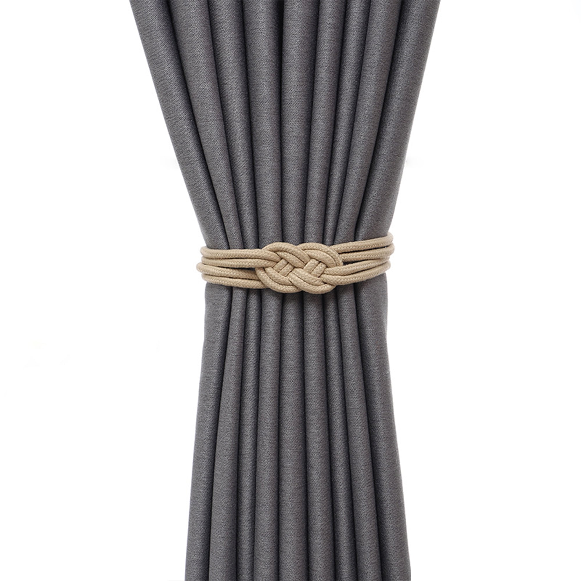 Curtain Tiebacks， Home Knotted Curtain Magnetic Buckle Blind Cord ...