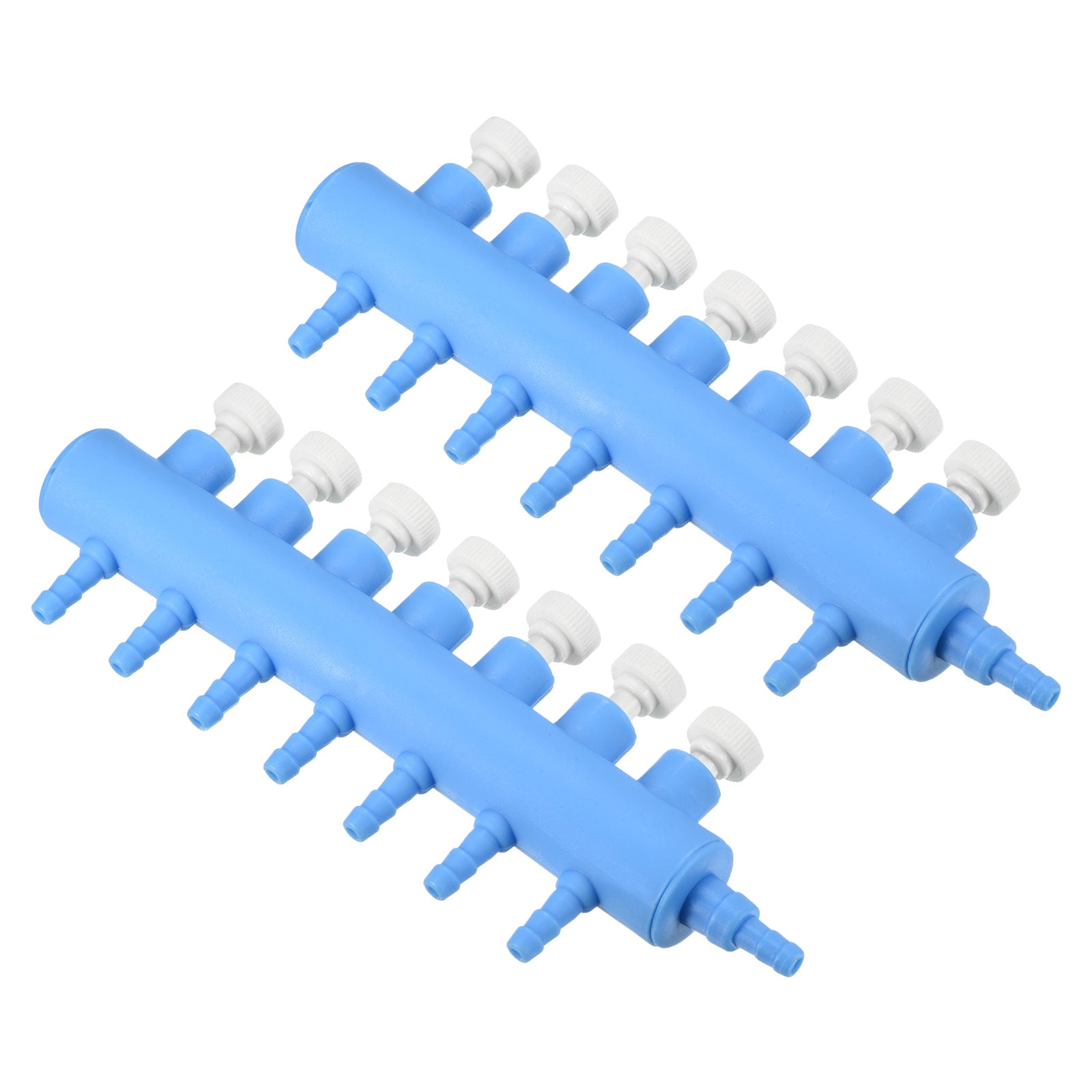 Uxcell 7 Ways Air Flow Valve Distributor Plastic Pump Splitter Tube ...