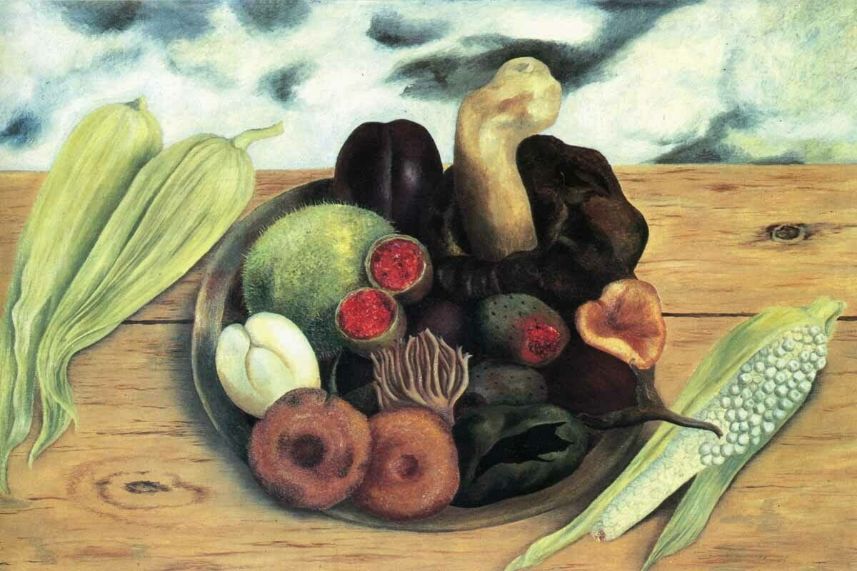 Frida Kahlo - Fruits Of The Earth 20x30 - CANVAS OR PRINT WALL ART ...