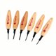 Flexcut XMT910 6 Piece Mixed Profile Wood Carving Micro Tool Set ...