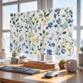 Blue Yellow Floral Spring TV Dust Cover,Stretchable TV Screen Desktop ...