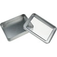 12 Pieces Rectangular Empty Metal Tins Home Storage Containers ...