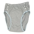 Adult Cloth Diaper XXL Light Gray High Absorption Leak Free Easy to ...