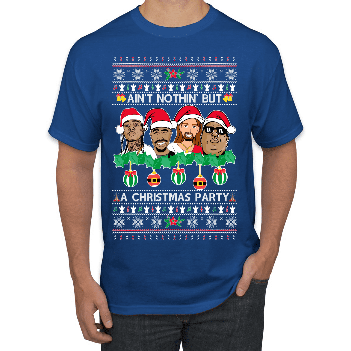 Rapper Legends Santa Jesus Ain't Nothin' But A Christmas Party Xmas ...