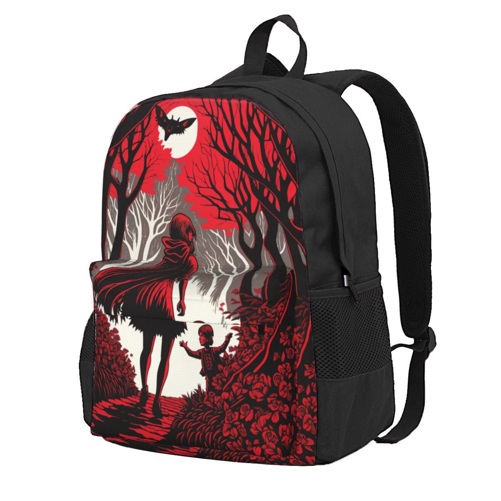 XMXY Little Red Riding Hood Backpack Laptop Bag for Women, School ...