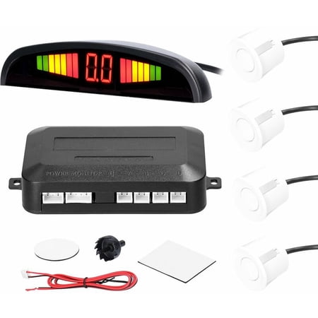 Car Parking Sensor Rear Backup Radars System With 4 Parking Sensors ...