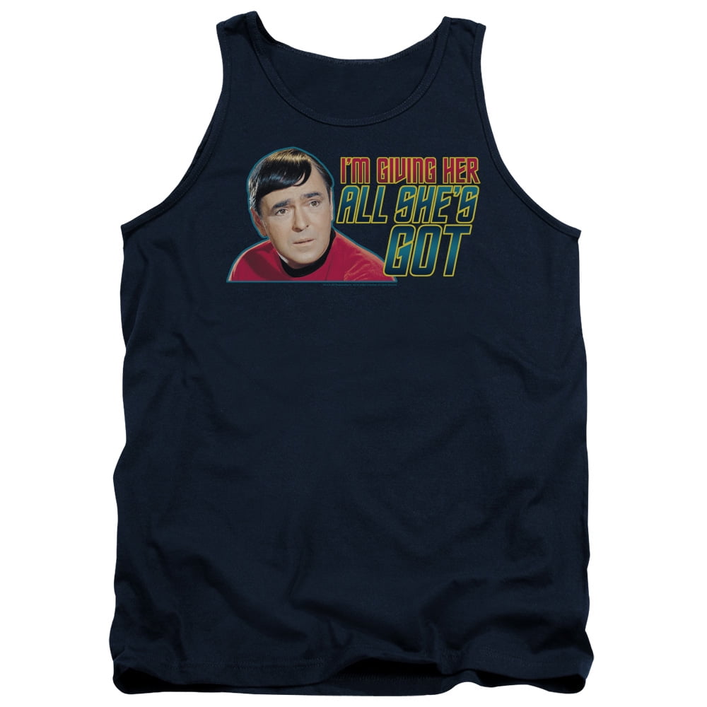 Star Trek All Shes Got Adult Tank Top Navy - Walmart.com