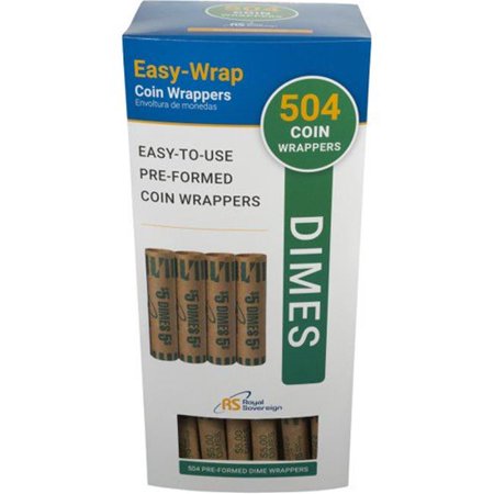 Royal Sovereign FSW-504D 504 Preformed Dime Coin Wrappers | Walmart Canada