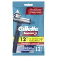 Gillette Sensor2 Men's Disposable Shaver with Fixed Head, Twin Blades ...